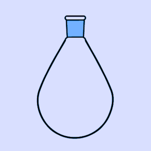 Rotary Evaporating Flask With Joint Astm Size Laboratory Glassware